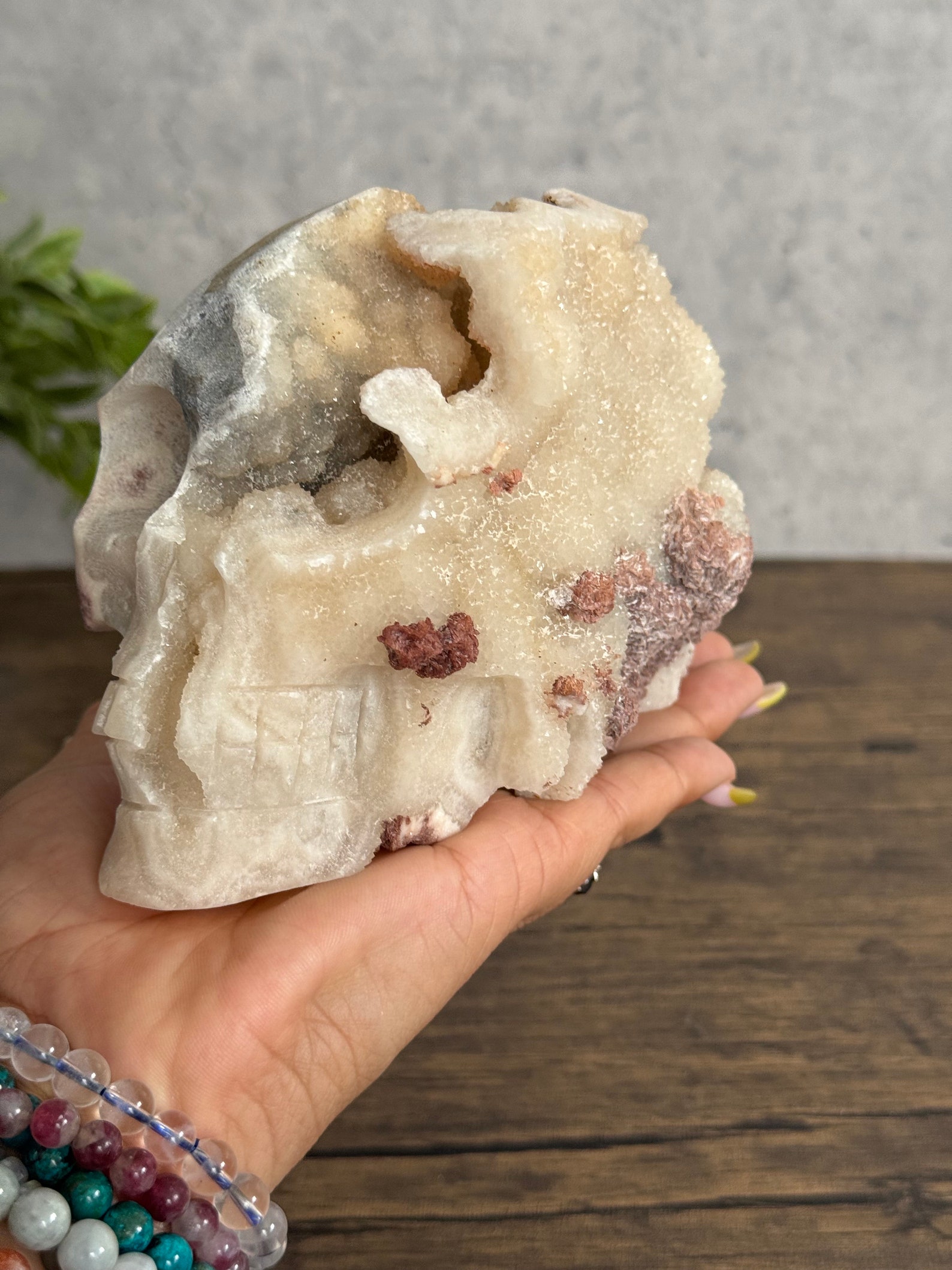 Sphalerite Skull With Calcite and Desert Rose Formations - Etsy
