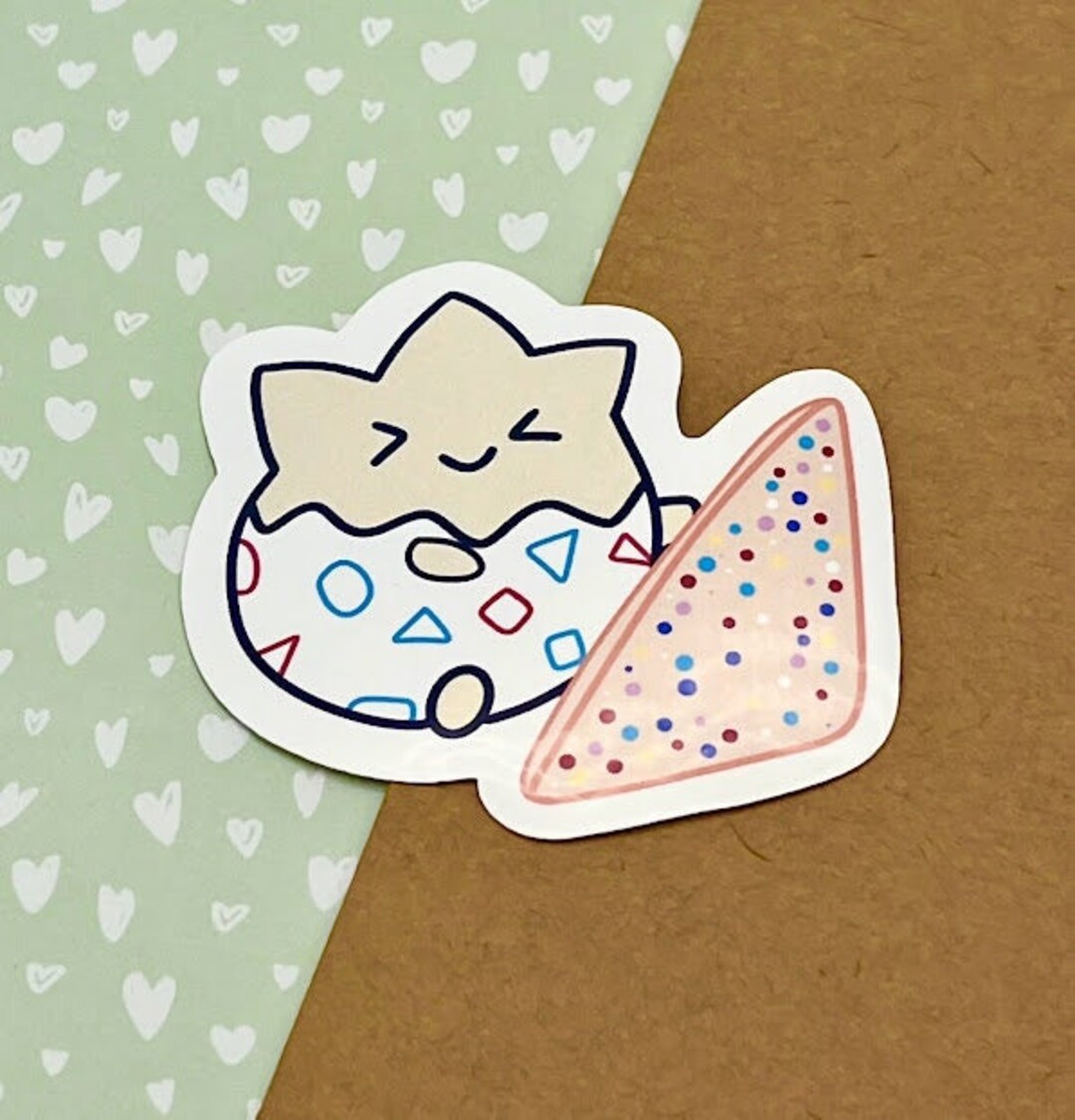 Togepi Fairy Bread Vinyl Sticker/ Laptop Sticker - Etsy