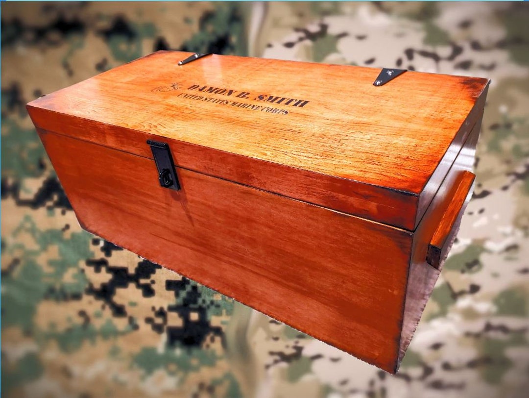 Military Footlocker Vintage Style - Etsy