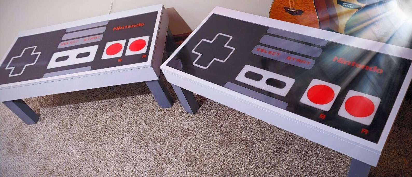 Nintendo NES Controller Coffee Table With Storage - Etsy