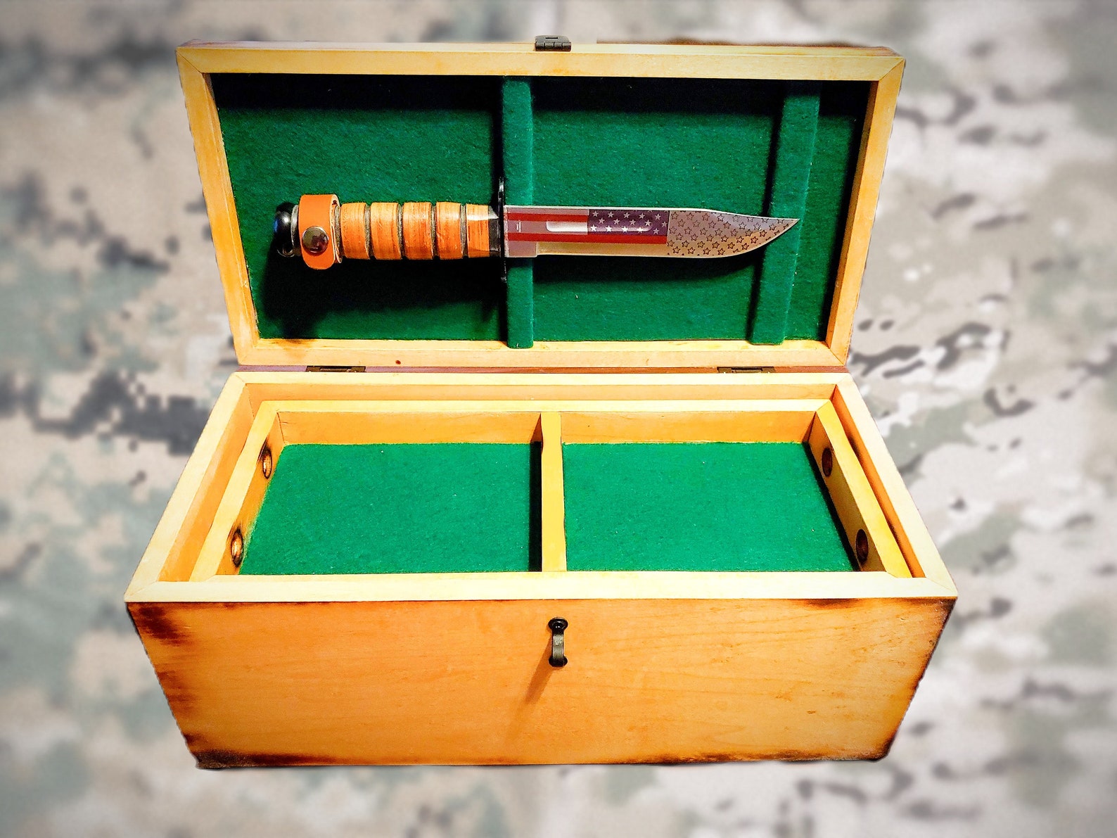 Mini-military Footlocker (1/2-size) Vintage Style - Etsy