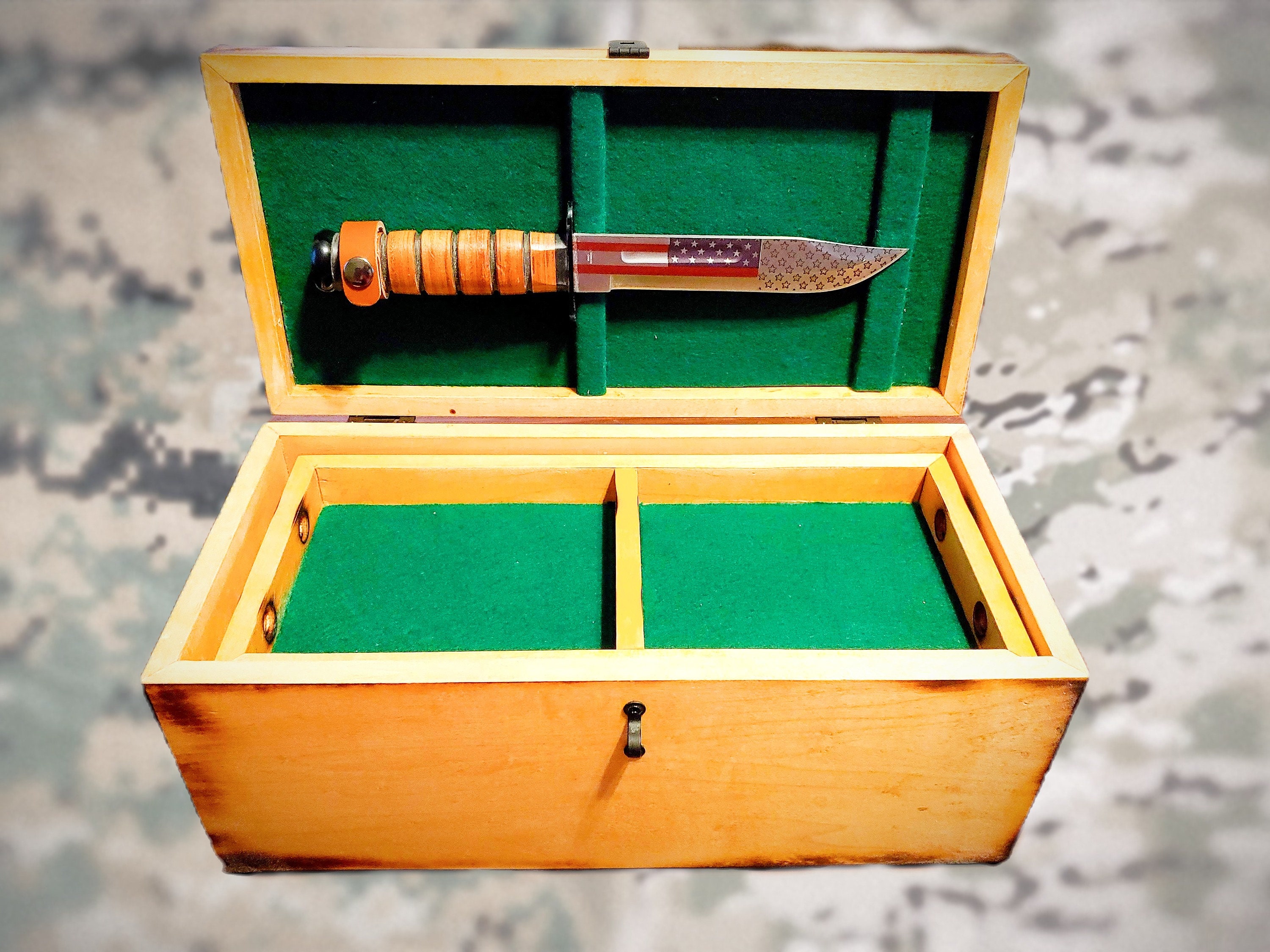 Mini-military Footlocker (1/2-size) Vintage Style - Etsy