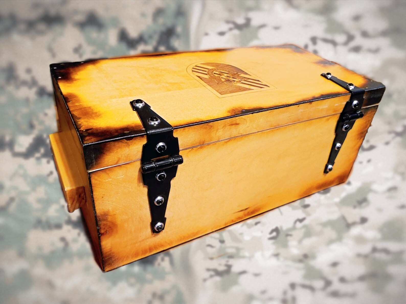 Mini-military Footlocker (1/2-size) Vintage Style - Etsy