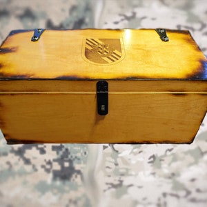 Mini-military Footlocker (1/2-size) Vintage Style - Etsy