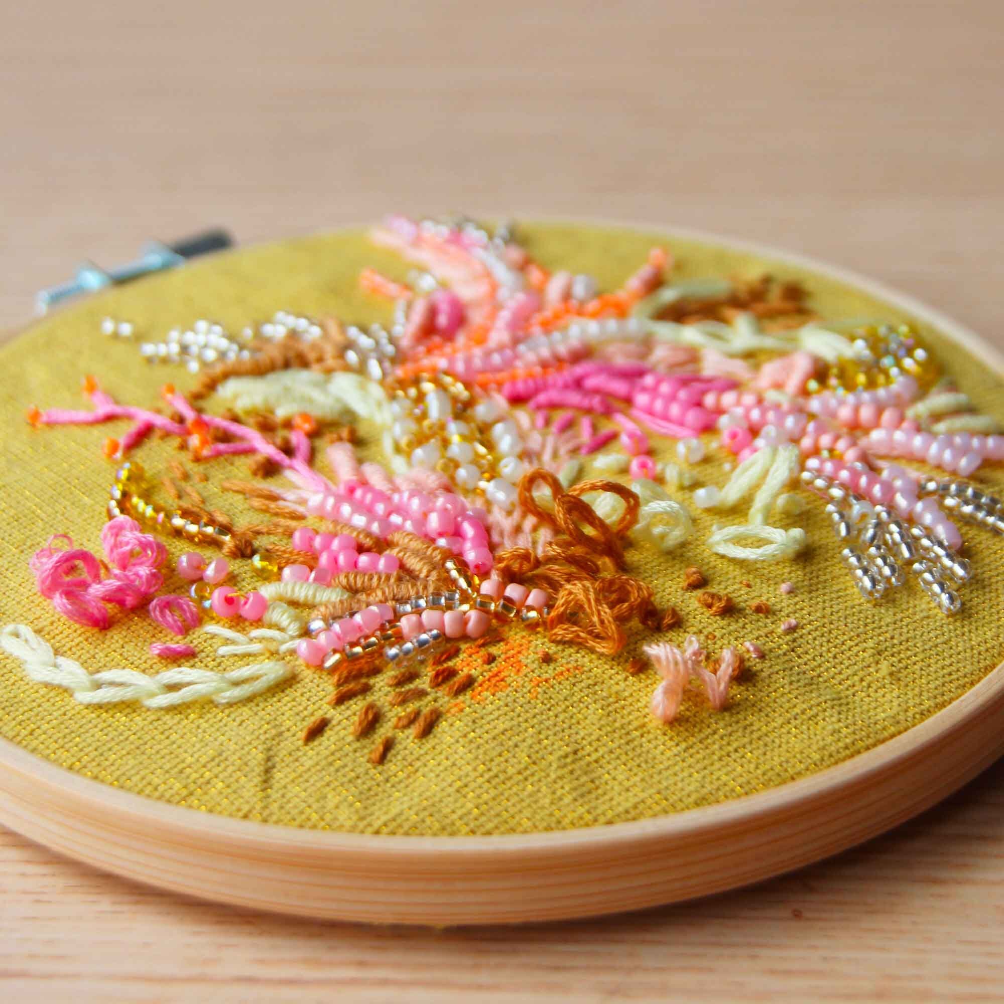 Textile Art - Wall Decor - Hand Embroidery - Etsy