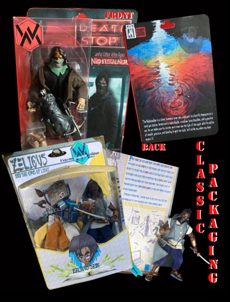 Fully Custom Action Figure Packaging (multiple Styles Available!) - Etsy