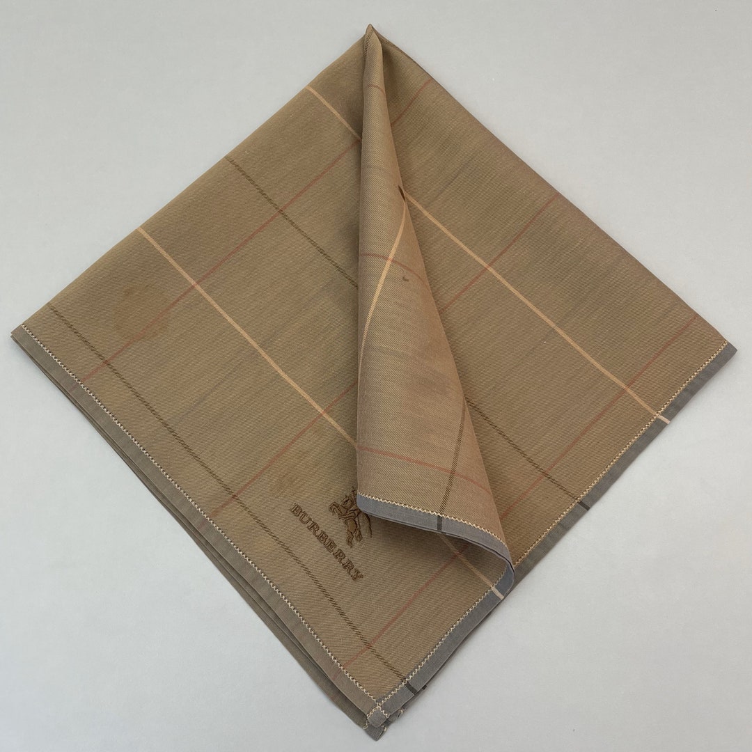 Vintage Burberry Handkerchief, Burberry Bandana Accessories, Burberry ...