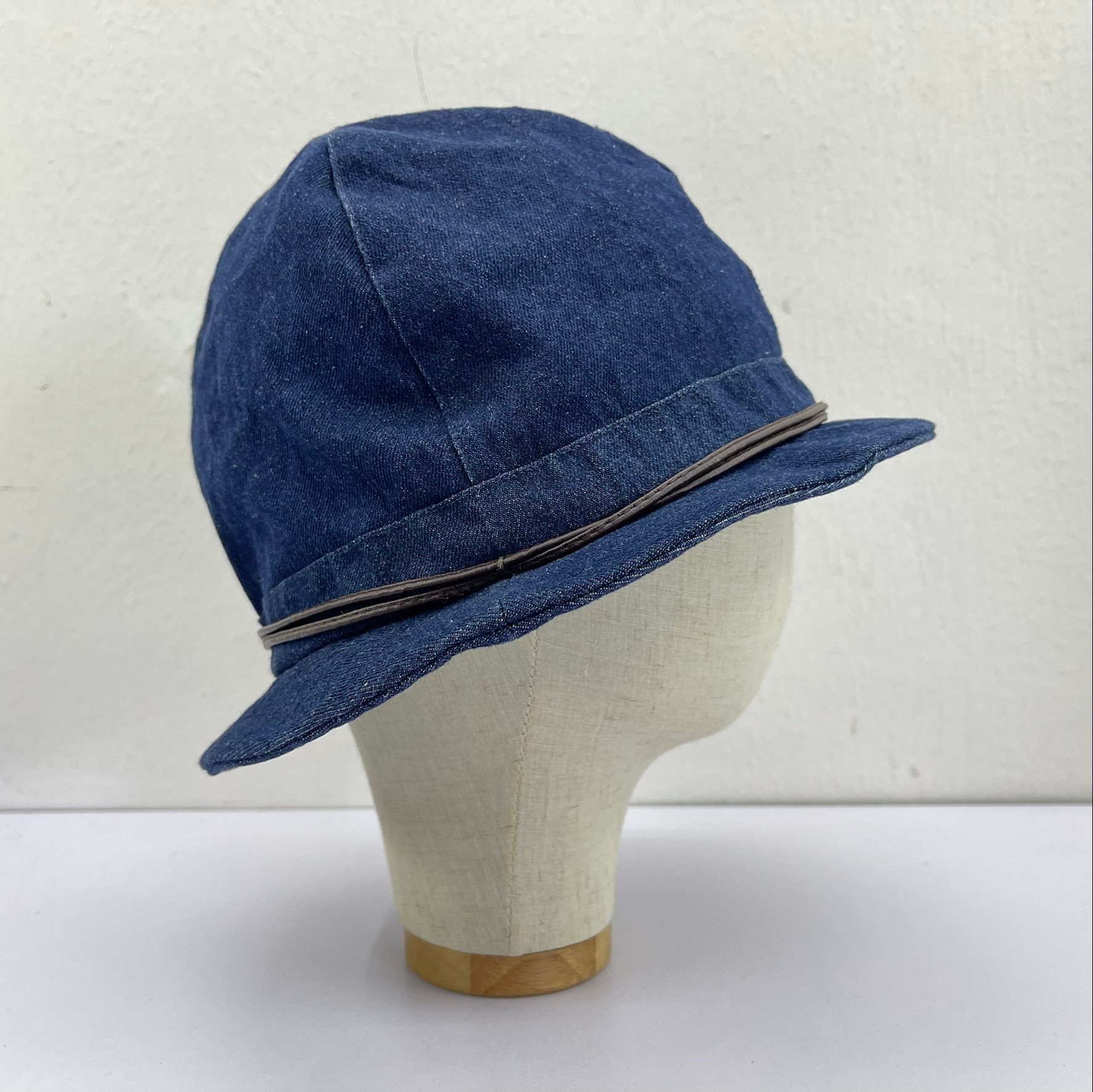 Vintage Amina Denim Nice Design Bucket Hats Japanese Brand - Etsy