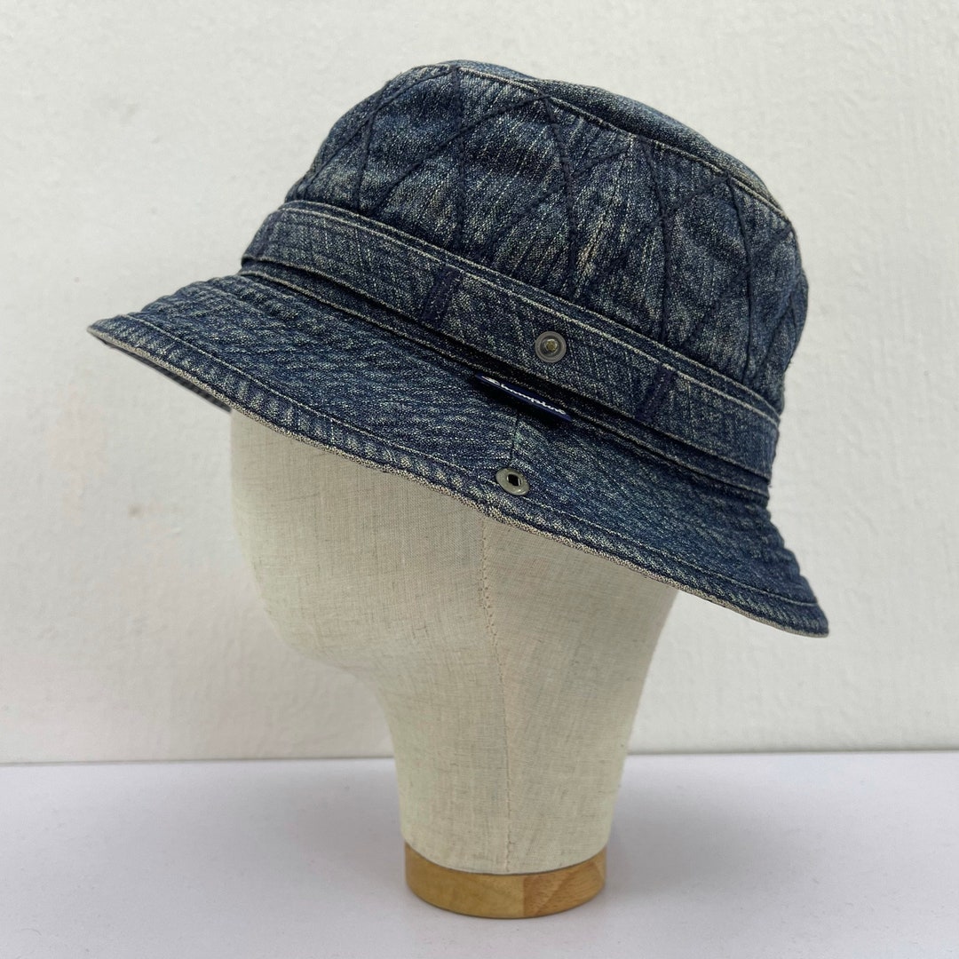 Vintage Champion U.S.A Denim Bucket Hats - Etsy
