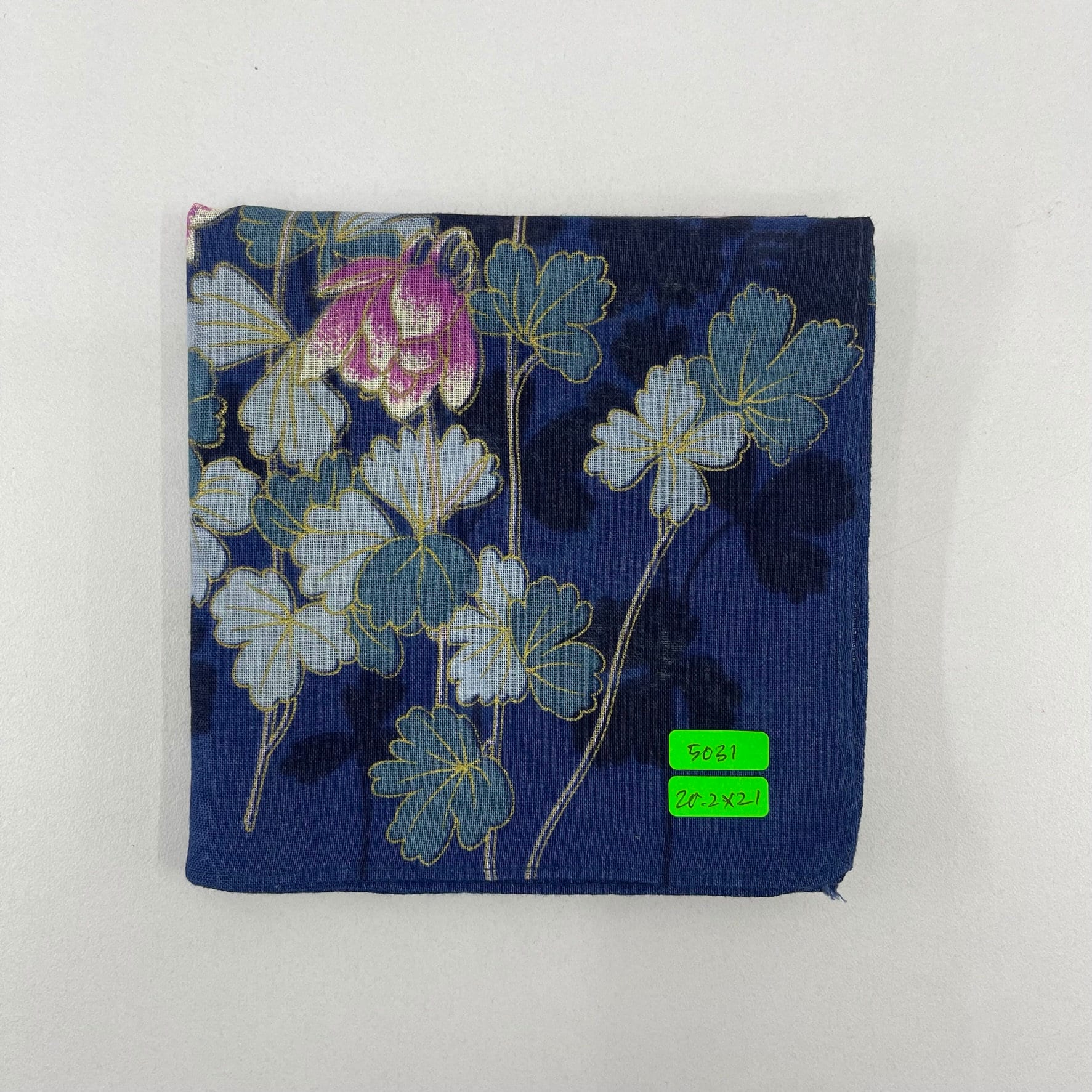 Vintage Japanese Floral Cotton Handkerchief - Japan Art - Etsy