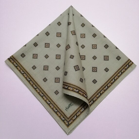 Vintage YSL Handkerchief Yves Saint Laurent Bandana - Etsy