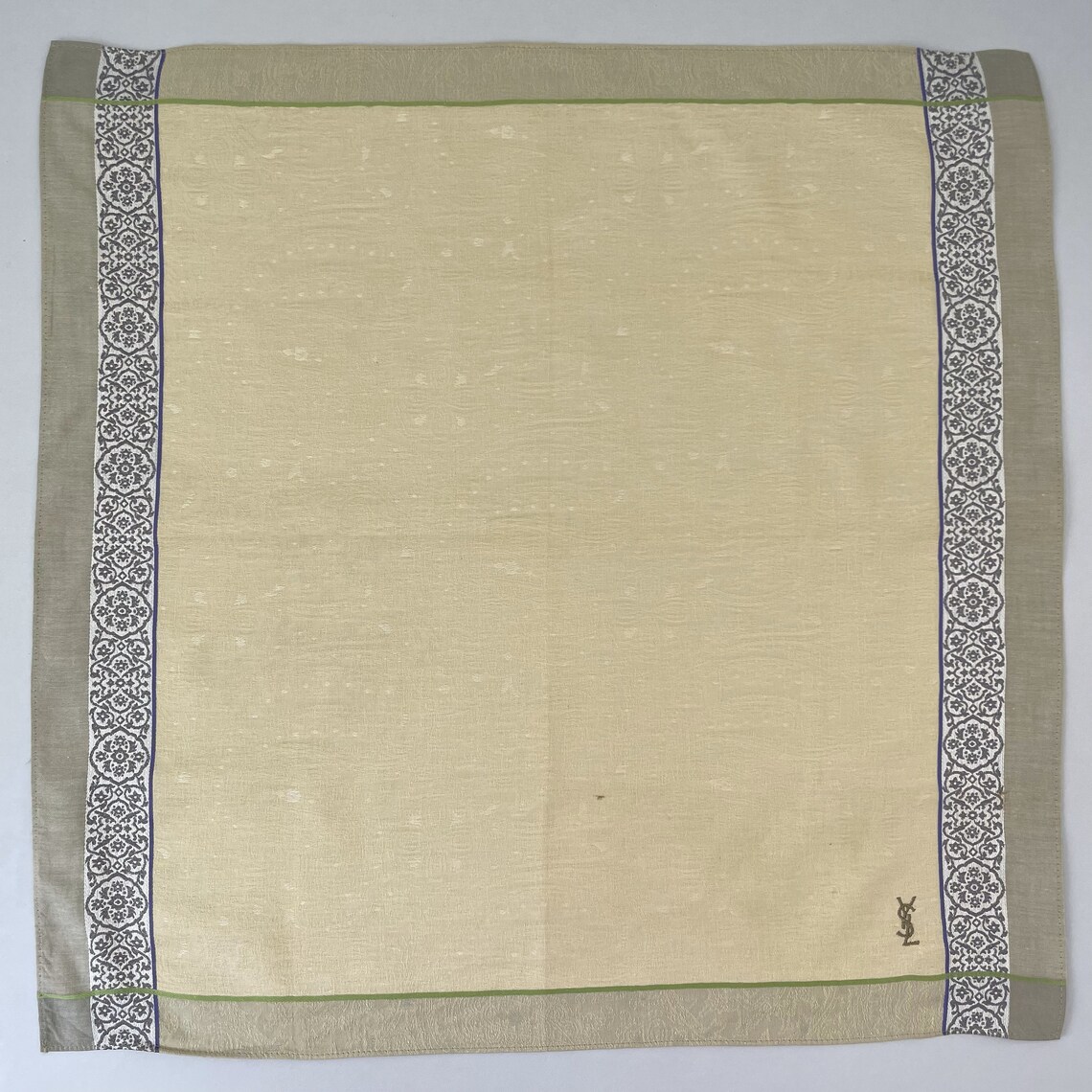 Vintage YSL Handkerchief: Yves Saint Laurent Bandana Scarf - Etsy