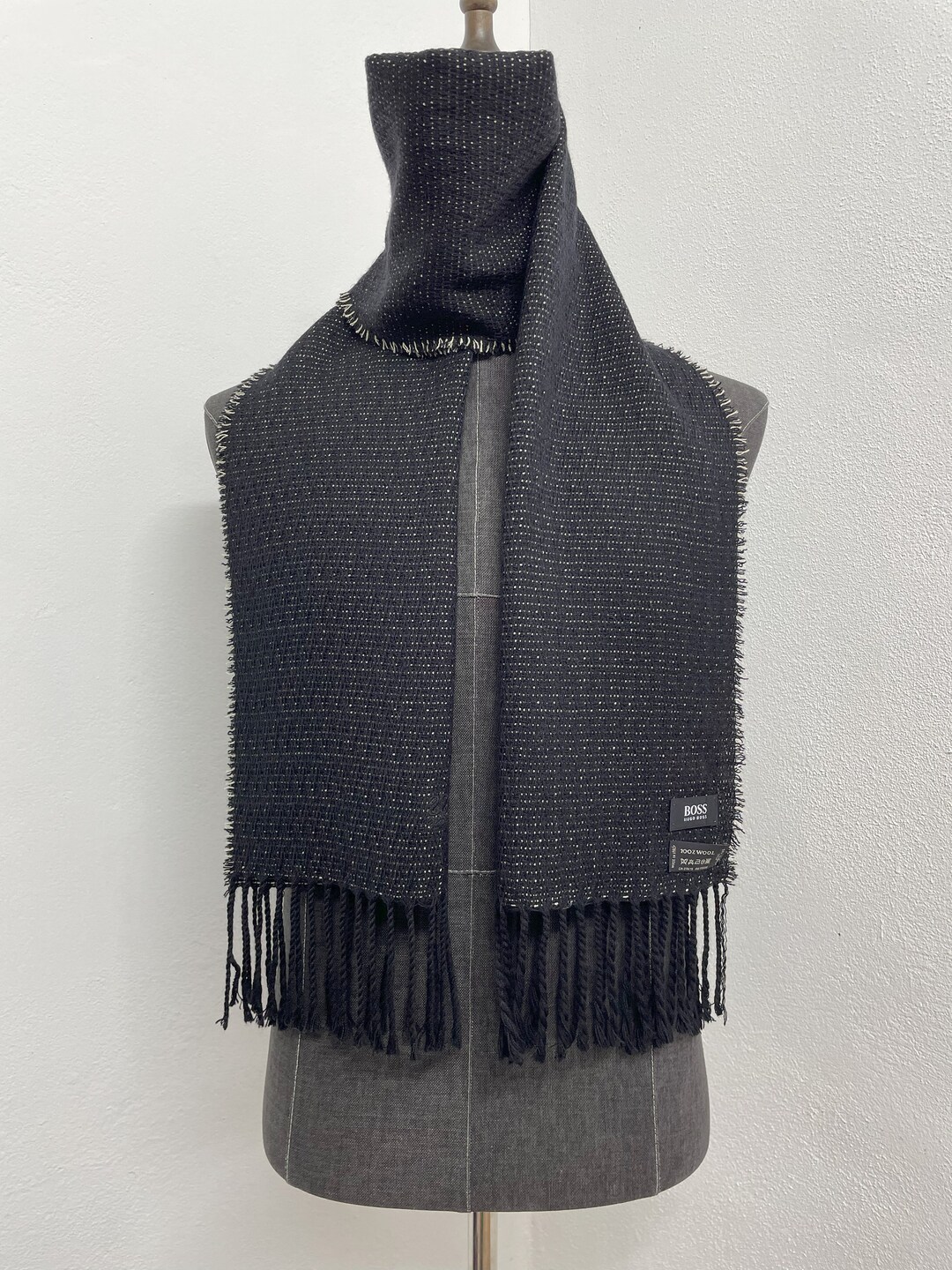 Vintage Hugo Boss Scarf, Hugo Boss Muffler, Hugo Boss Scarves, Hugo ...