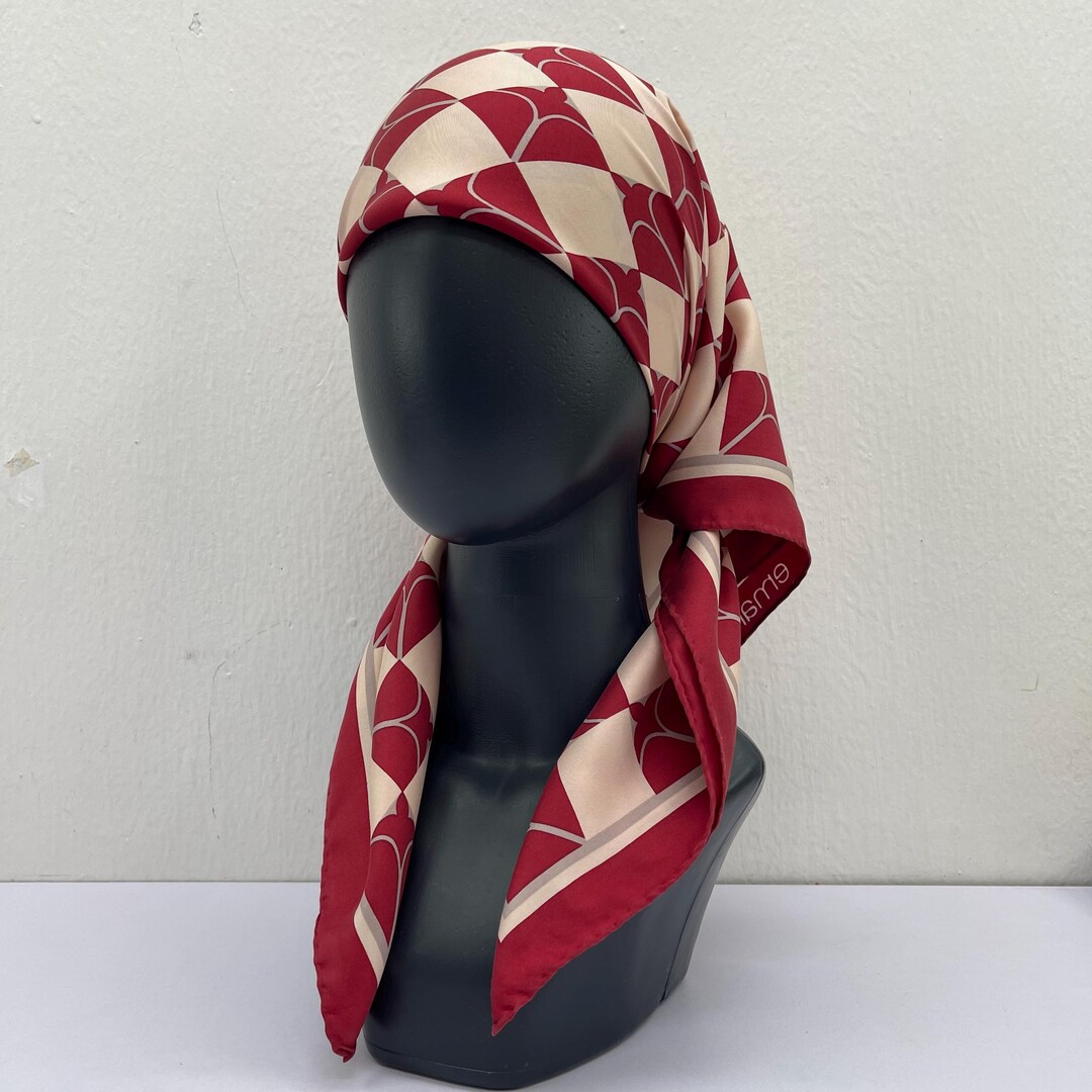 Vintage Emanuel Ungaro Silk Scarf Babushka Nice Design : 30 X 30 Inches ...
