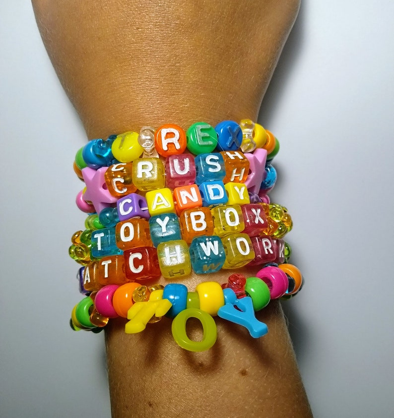 Random Cute & Colorful Kidcore Aesthetic Kandi Mystery Grab Bag: 1-15 ...
