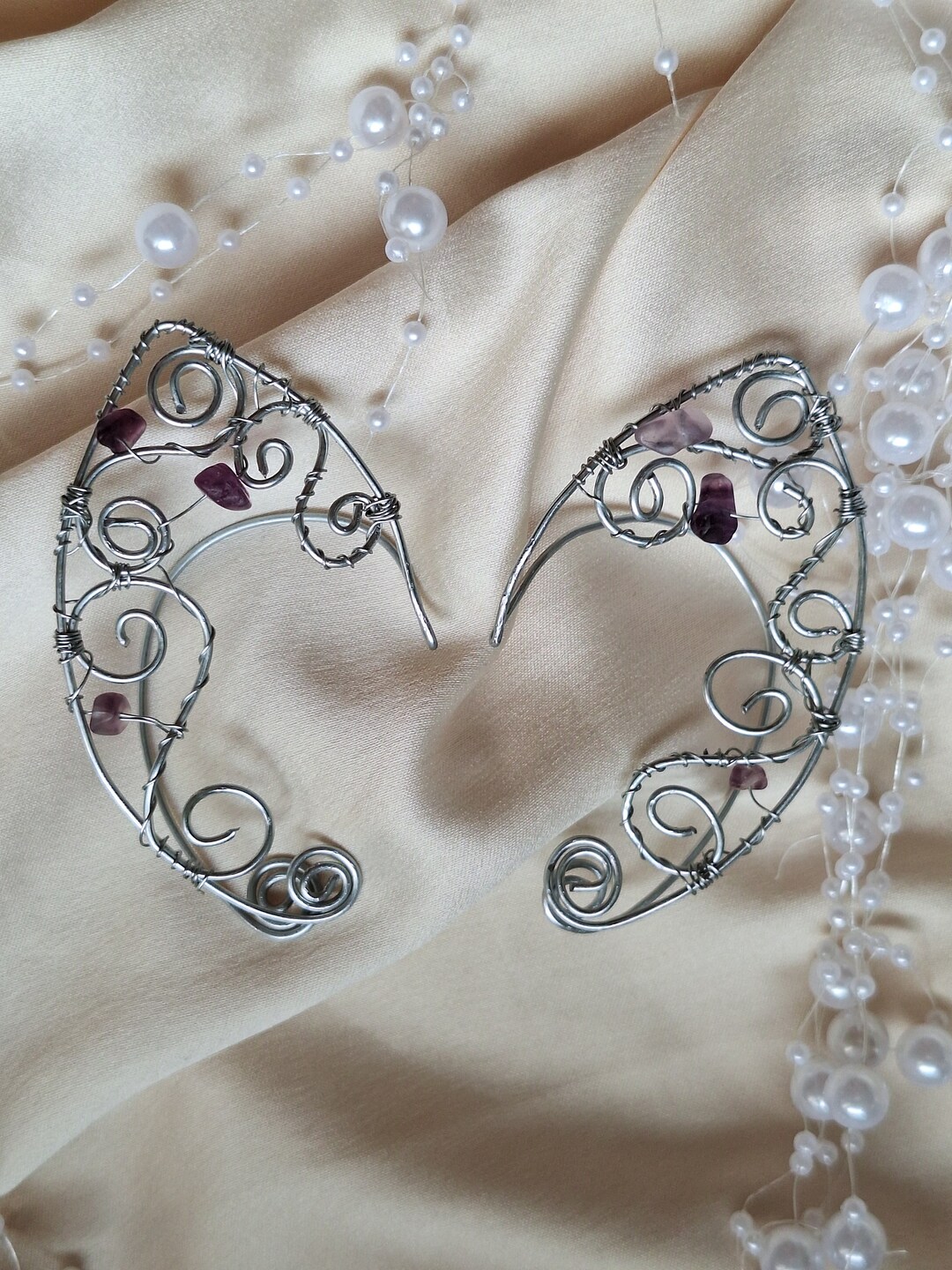 Wire Elf Ears - Ears - Pixie Fairy - Choose Your Color - Wire Filigree ...