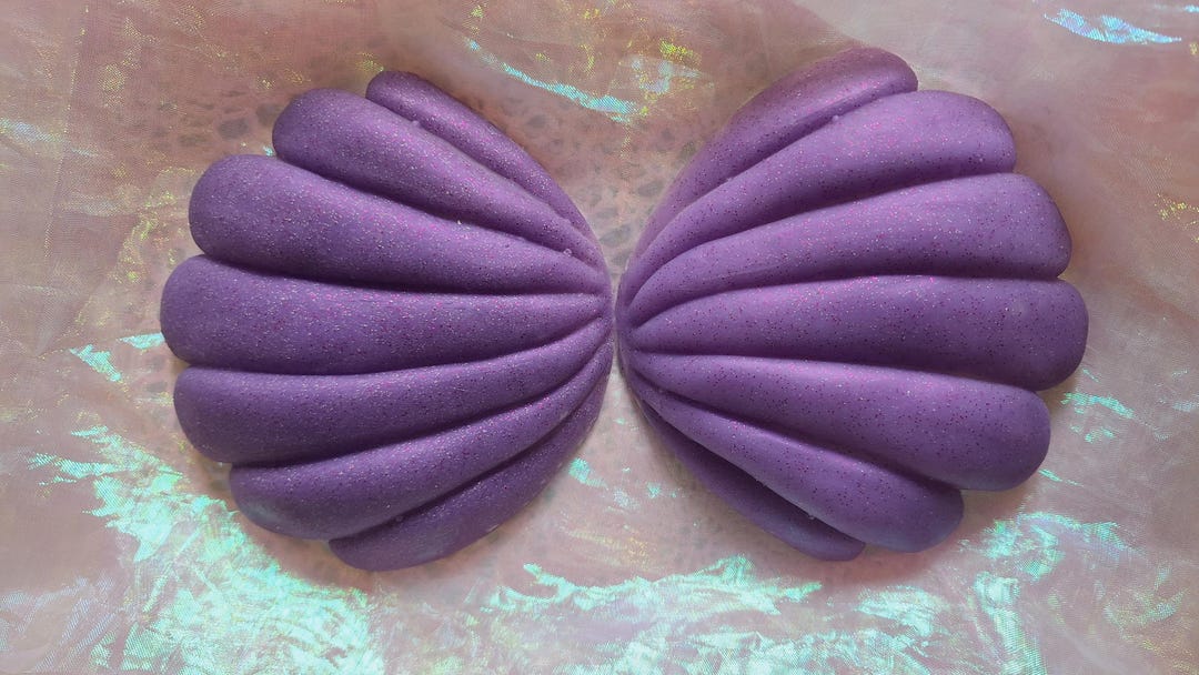 Ariel the Little Mermaid Shells/100% Silicone Platinum Shells With ...