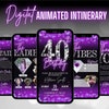42nd Birthday Digital Invitation, Electronic Birthday Party Invite ...