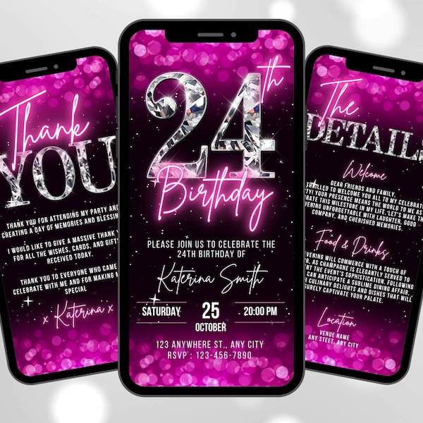 24th Birthday - Etsy