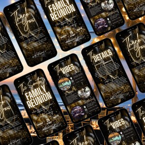 Digital Family Reunion Invitation, Animated Family Tree Dinner Party ...