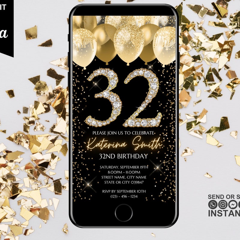 32nd Birthday - Etsy