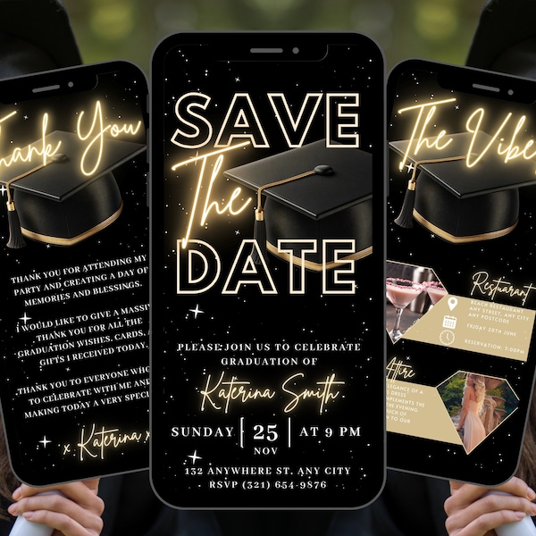 Save the Date Graduation - Etsy