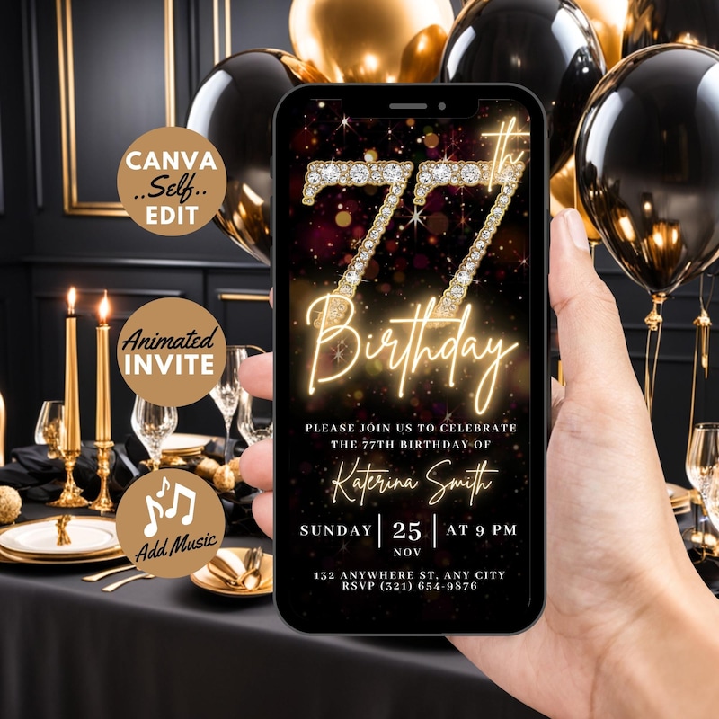 77th Birthday - Etsy