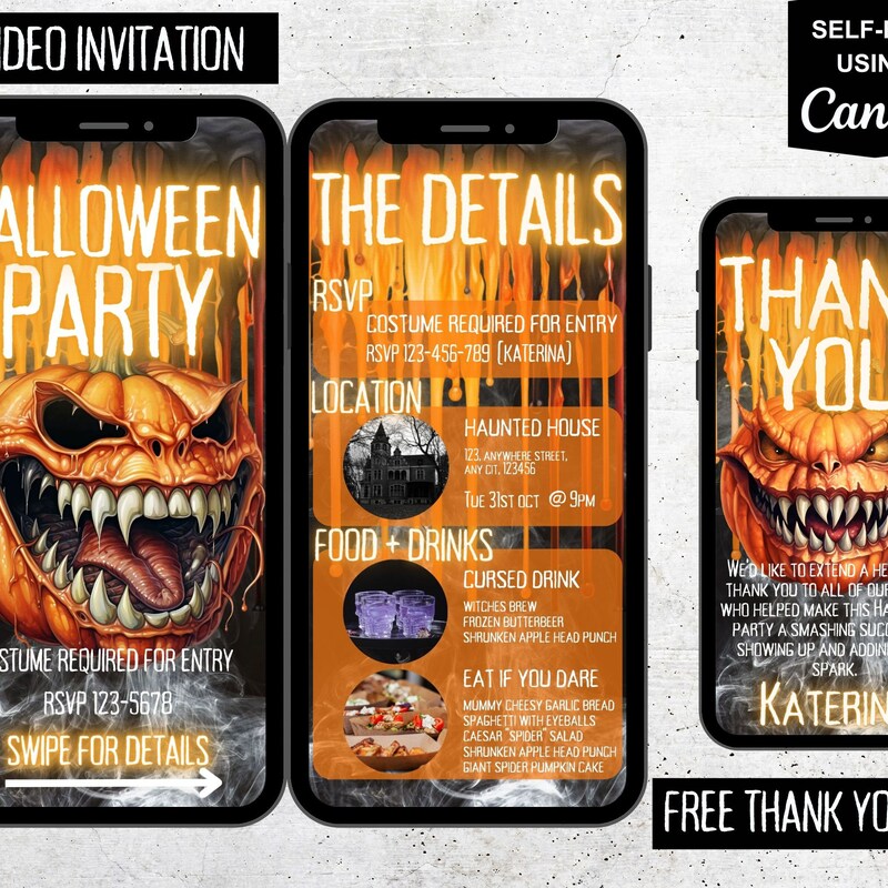 Virtual Party Invitation - Etsy