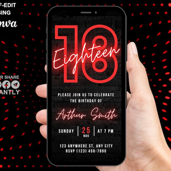 18th Birthday Pool Party Invitation - Etsy