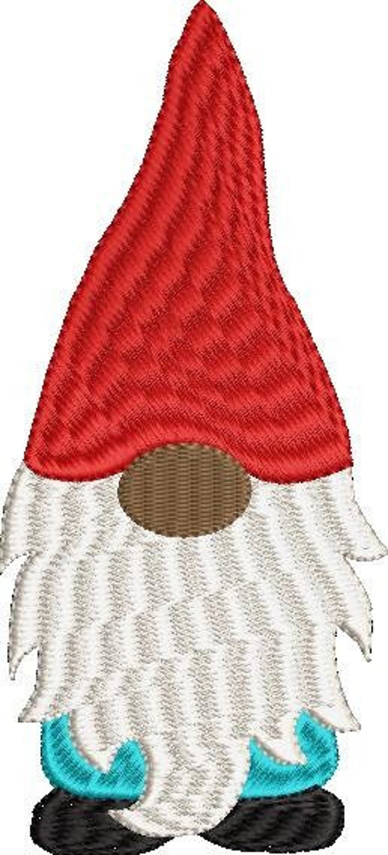 DIGITAL FILE* Simple Gnome Tomte Fill Stitch Pattern for Embroidery ...