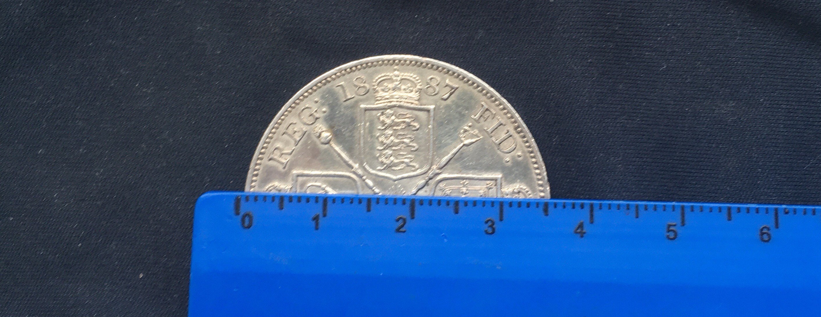 Super Victoria *1887* Double Florin UNC - Jubilee Head / British Coins ...