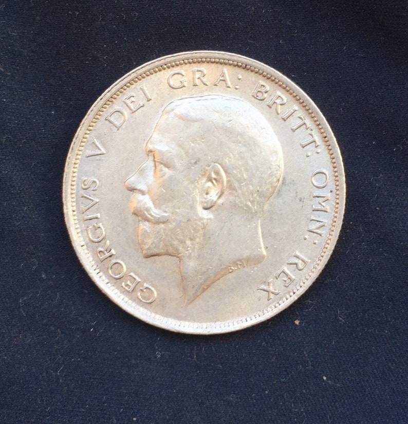 WW1 George V *1918* Silver Half Crown - UNC / British Coins - Etsy