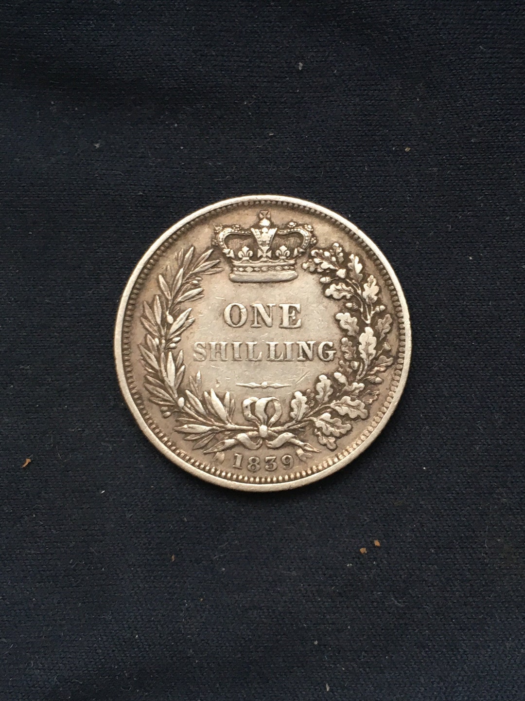 Key Date Victoria 1839 Silver Shilling Bun Head Old - Etsy