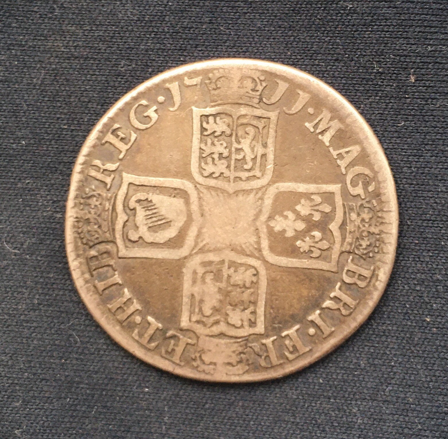 Toned Queen Anne *1711* Silver Shilling - British Coins - Etsy