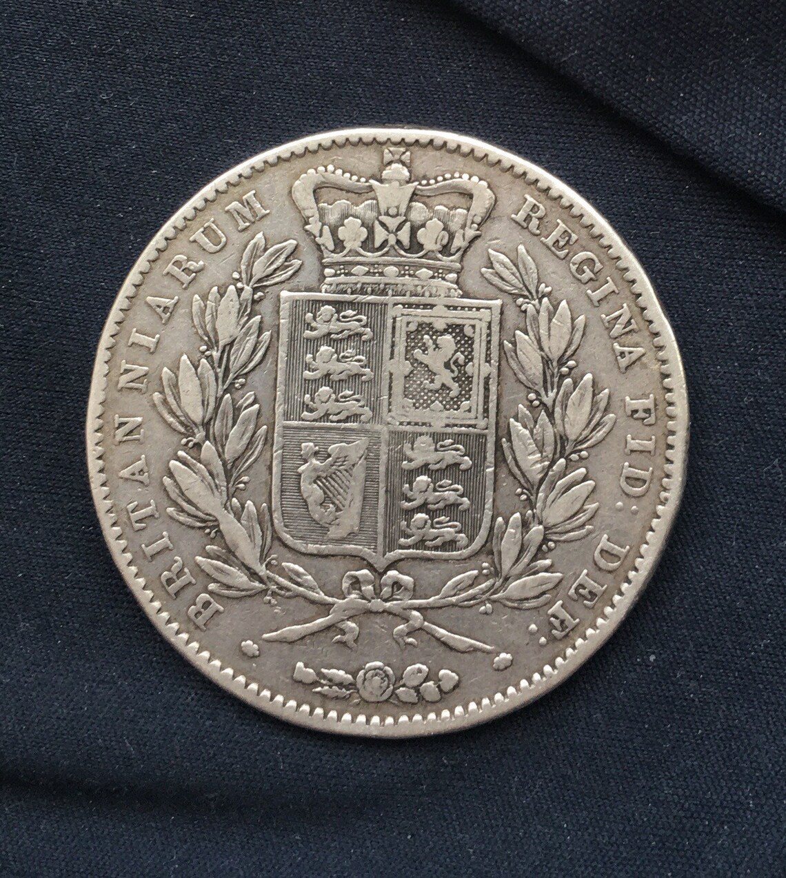 Very Rare Victoria *1847* Silver Crown NVF - British Coins - Etsy UK