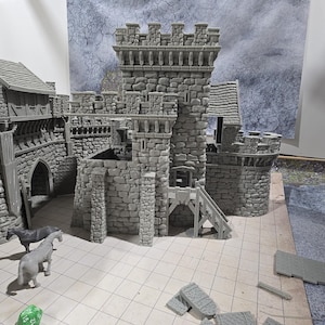 Castle Argent Keep, 28mm, Breton Borders, Fortress Keep - Etsy