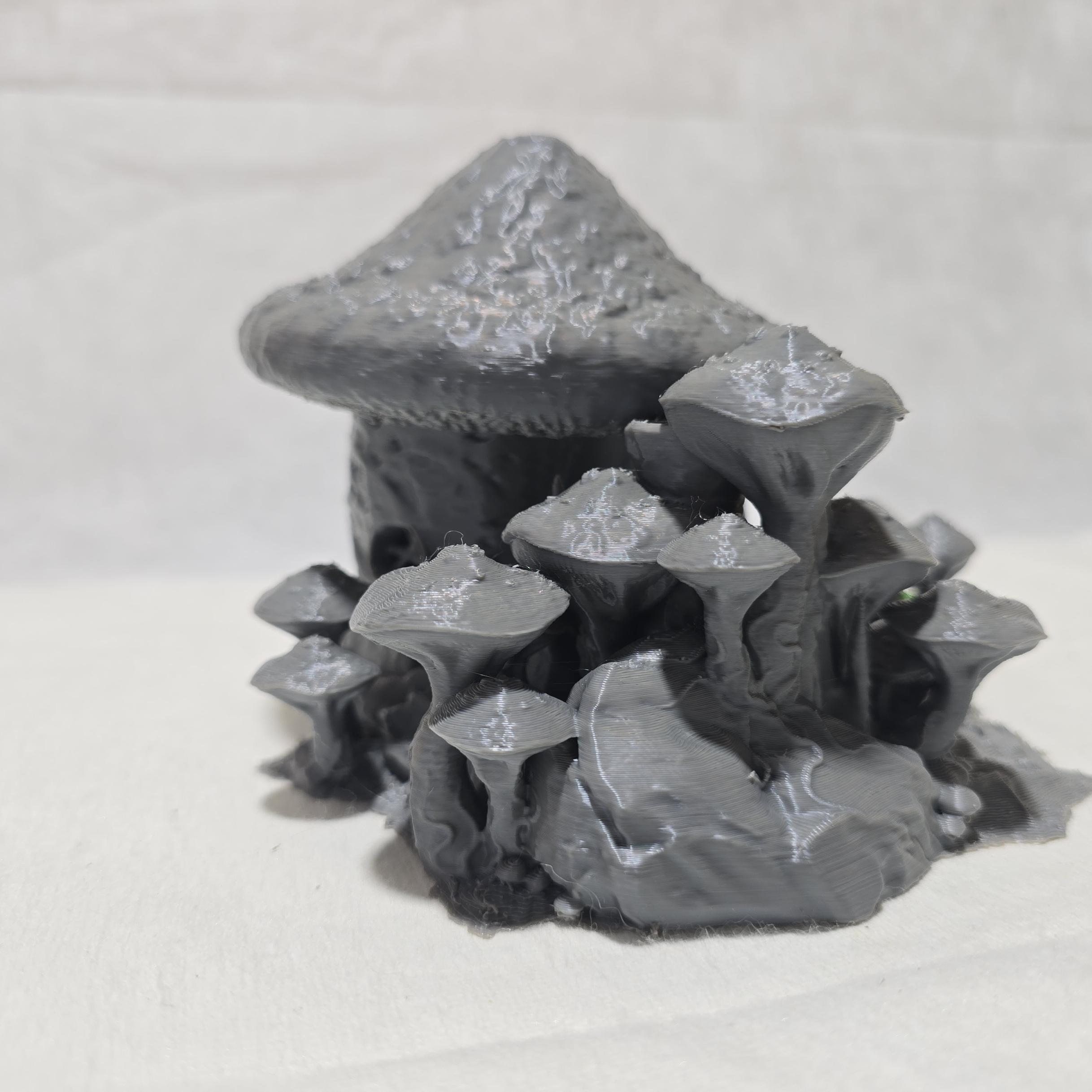 Sporekeeper’s Mushroom House – 3D Printed Unpainted PLA Building for ...