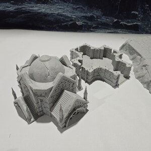 Mortem Main Mausoleum, Necropolis Series, Mausoleum, Tabletop Terrain ...