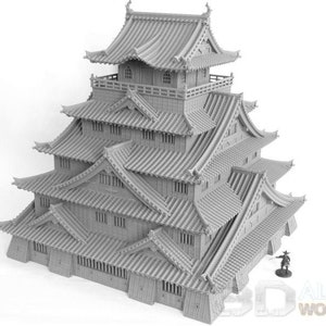 Samurai Castle, Massive 5-level Castle, Fuedal Japan, Emperor Palace ...