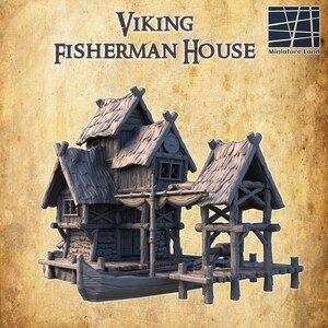 Norse Era Fisherman House: Historical Model - Ideal for Rpgs, Diorama ...