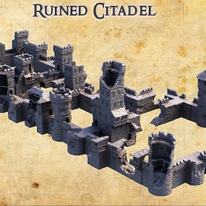 Ruined Citadel: Medieval Fortress - Modular Terrain for Fantasy and ...