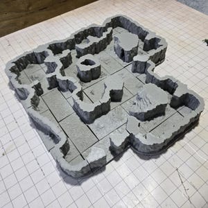 Cavern: Fantasy Cave Terrain Set, 28MM Tabletop Terrain, Model ...