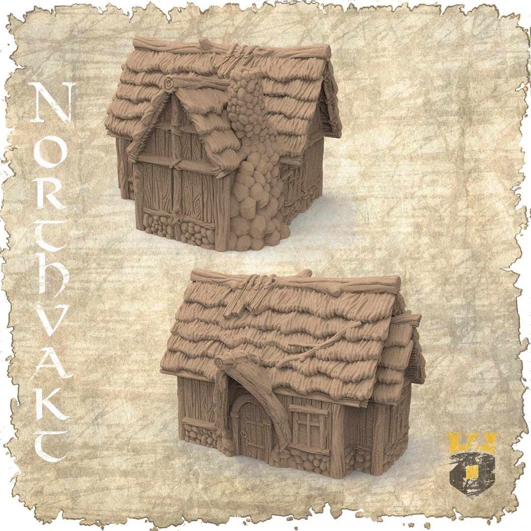 Small Viking Common House: Early Medieval Homestead Model for Tabletop ...
