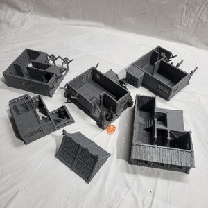 Slums House C, Slum Neighborhood, 28mm Scale Slums House - Etsy