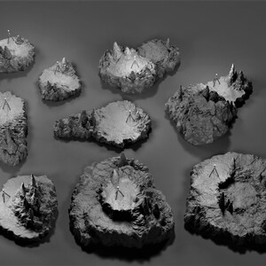 Cavern Set, Raised Cavern Set, Cavern Floor Setting, Cavern Terrain ...