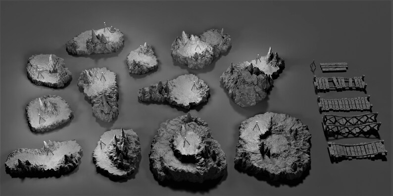 Cavern Set Raised Cavern Set Cavern Floor Setting Cavern - Etsy