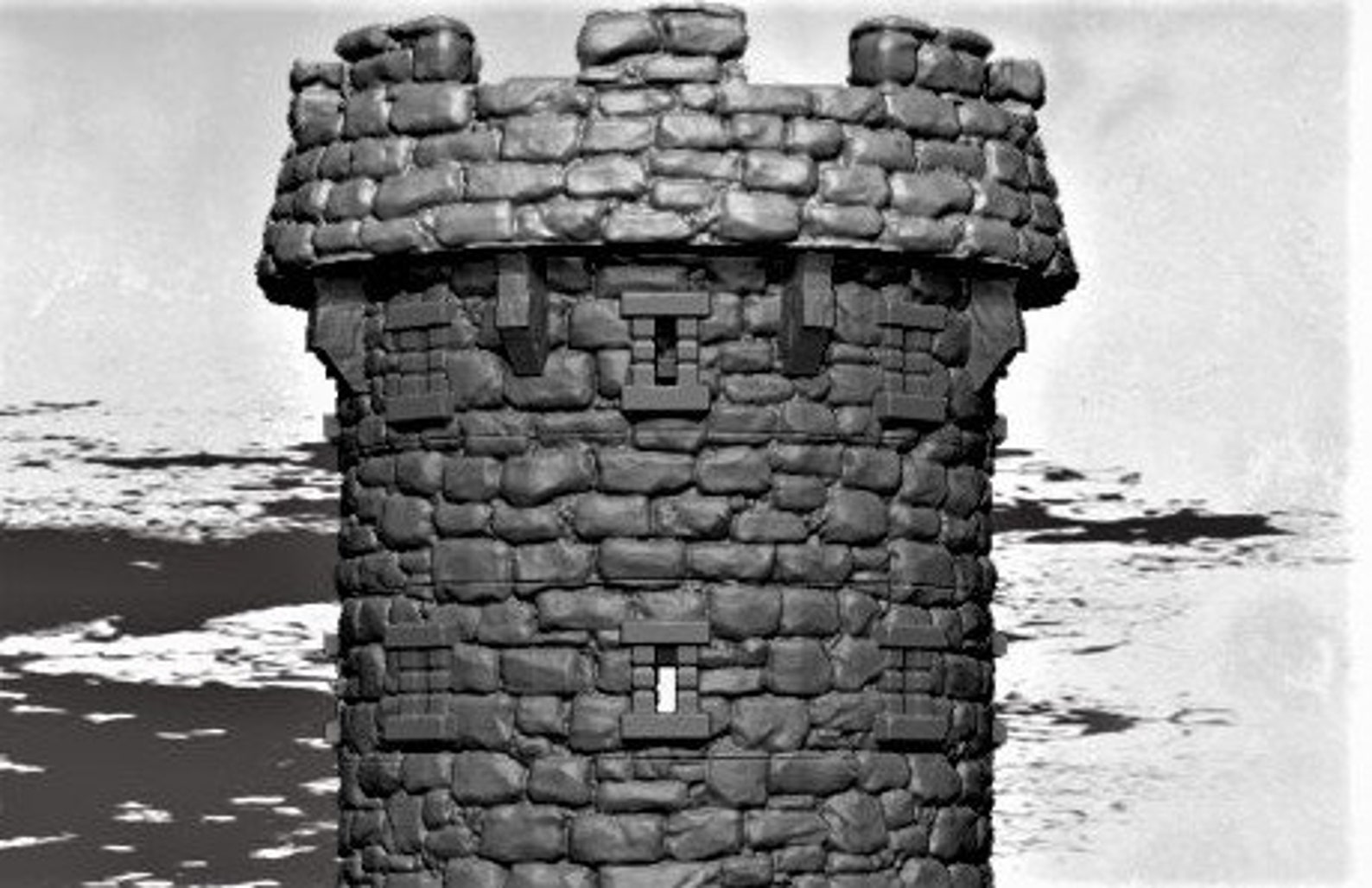 Harbor Tower Fort 28mm Scale Sea Defense Castle Tower - Etsy