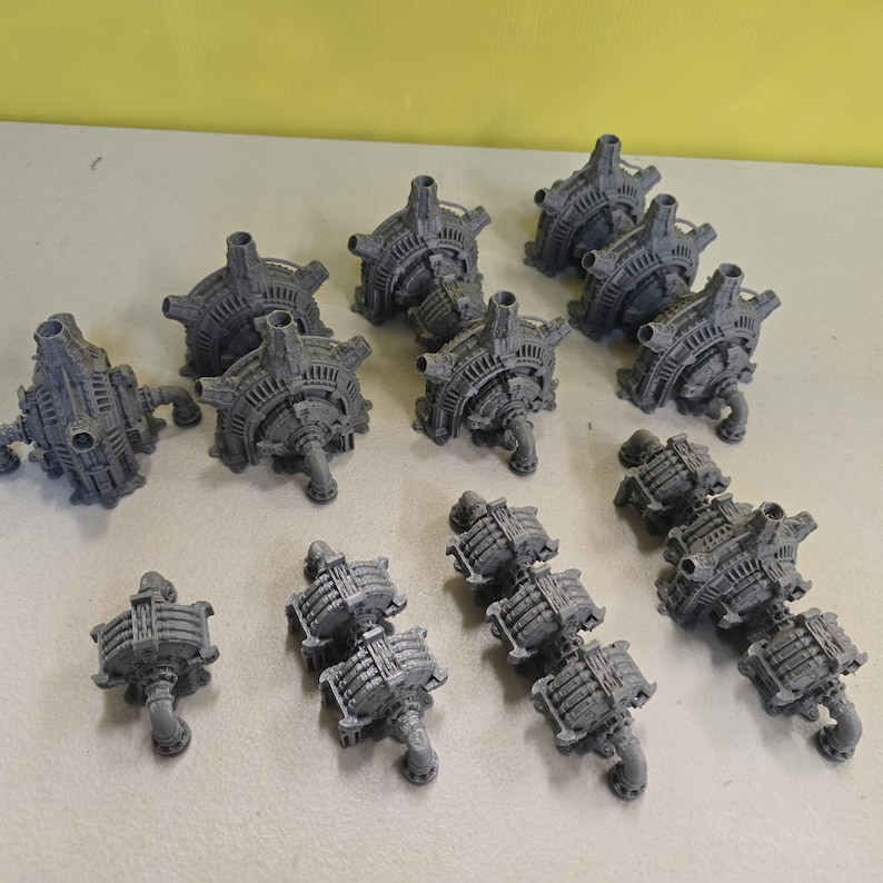 Grimdark Generators 28mm – 3D Printed Unpainted PLA Terrain Building ...