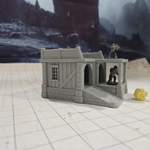 Small Storage Shed: Medieval Fantasy Wooden Warehouse for Tabletop Games - Etsy