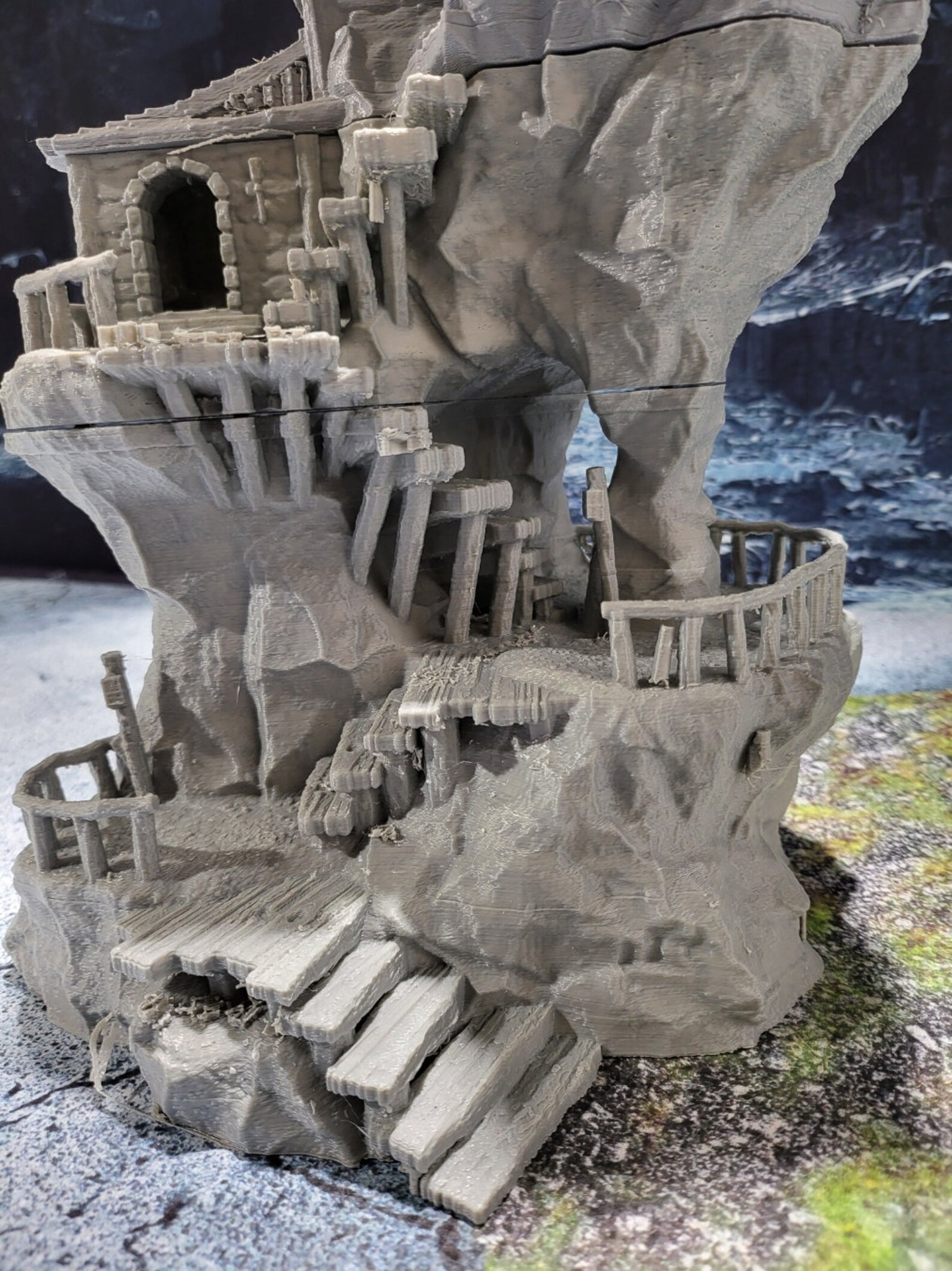 Cliff Slum House, Cliff Side Slums, Slums, Ghetto Tower - Etsy